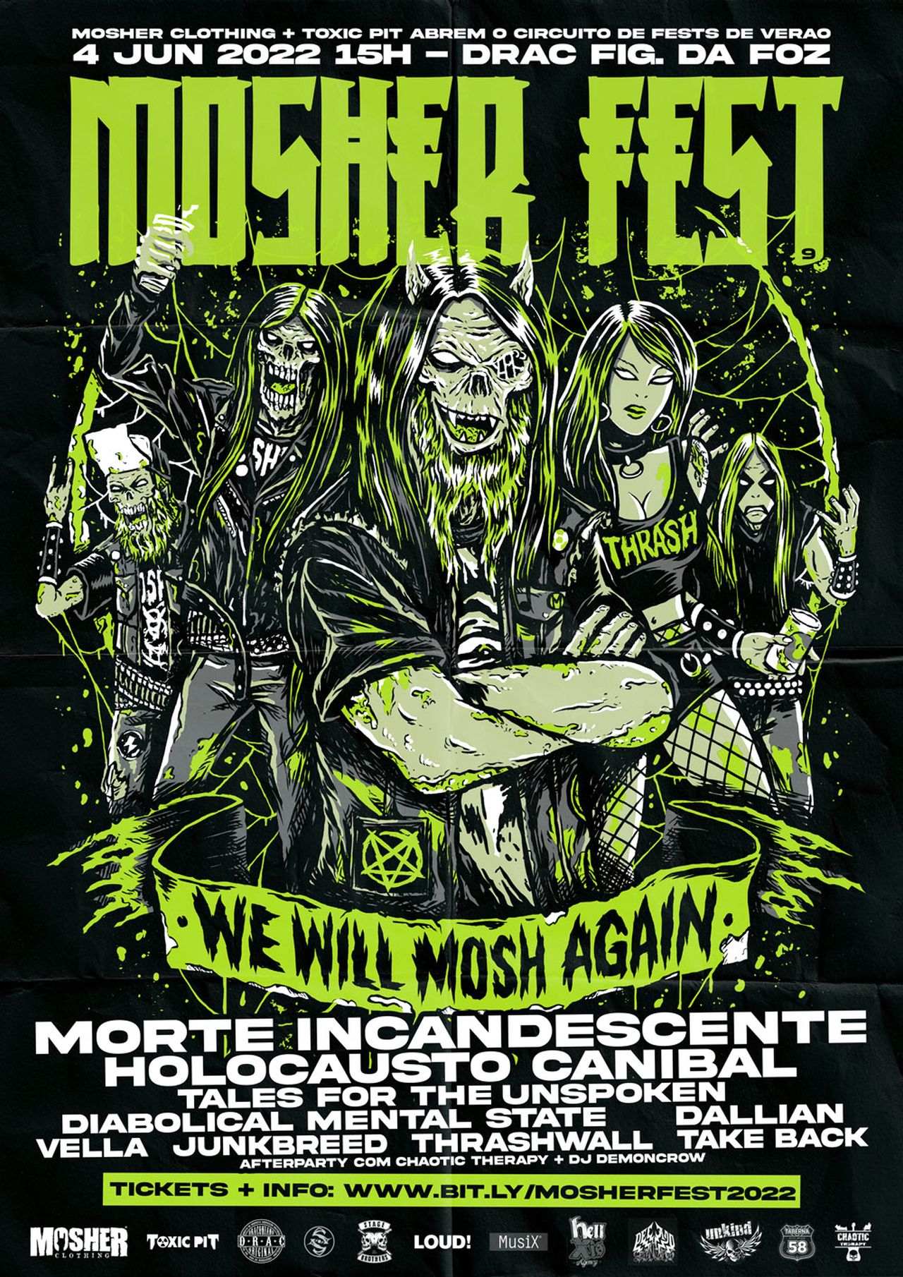 A 9ª edição do Mosher Fest realiza-se este Sábado